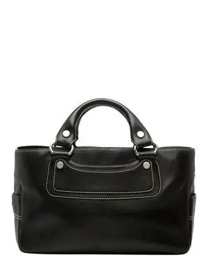 Celine Leather Boogie Handbag - Black