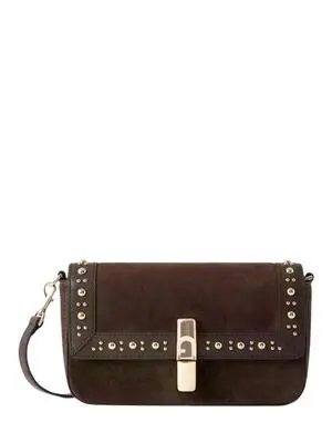 FURLA Furla Stud-Embellished Leather Crossbody Bag