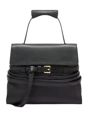 Moschino Buckle-detail Shoulder Bag - Black