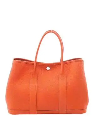 Hermès 2022 Tpm Garden Party Tote Bag - Orange
