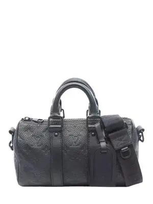 LOUIS VUITTON Keepall Bandoulière 25 Monogram Handbag - Black