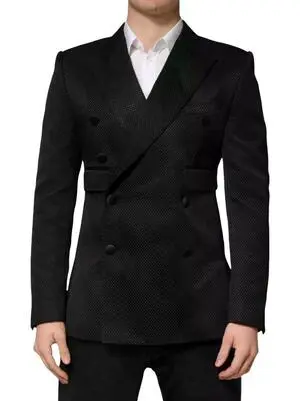 Dolce & Gabbana Peak-lapel Double-breasted Blazer - Black