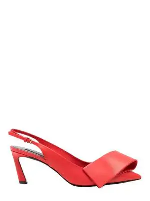 Givenchy Twisted-ribbon Slingback Pumps - Red