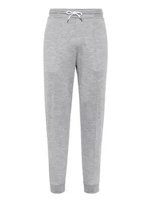 BRUNELLO CUCINELLI Pressed-crease Drawstring Trousers