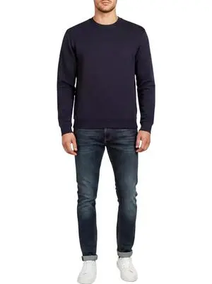 Valentino Garavani Crew Neck Long Sleeve Sweater - Blue