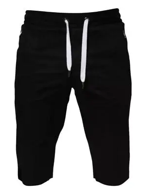 Dolce & Gabbana Side-stripe Drawstring Shorts - Black