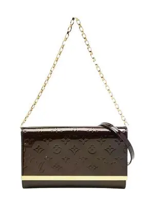 LOUIS VUITTON Ana Monogram Vernis Clutch Bag - Brown
