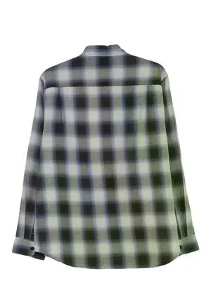 StÜssy Beach Check-print Button-down Shirt - Grey