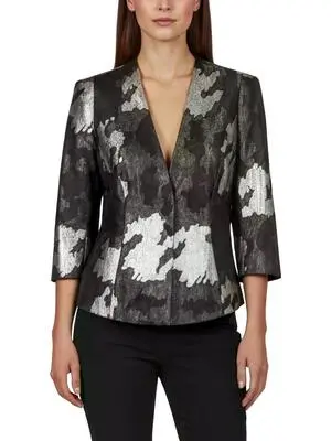 Escada Jacquard Blazer - Black