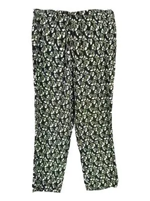 Marni Abstract Floral Print Trousers - Green