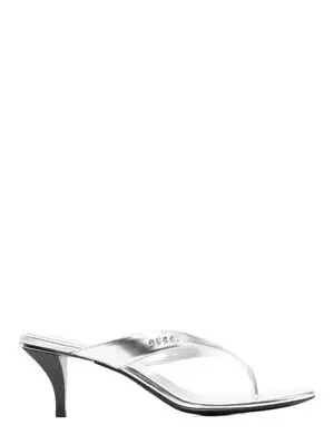 Gucci Gucci Thong-Strap Sandals Silver