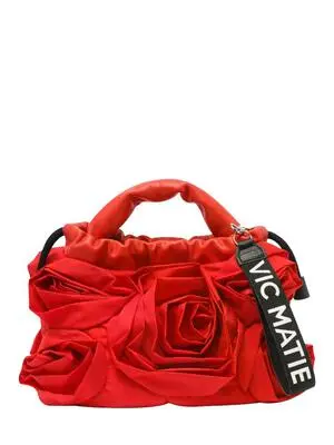 VIC MATIE Rose Shoulder Bag - Red