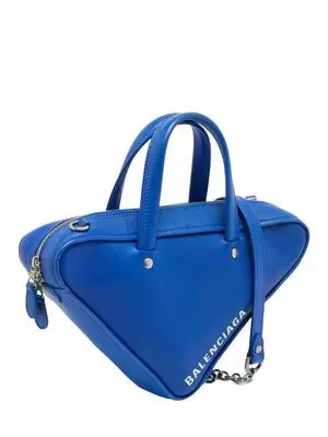 Balenciaga Triangle Duffle Shoulder Bag - Blue