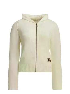 Burberry Jillian Zip-up Hooded Hoodie - Neutrals