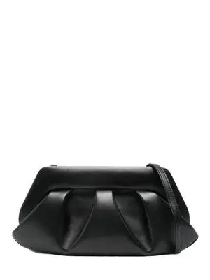 THEMOIRE Bios Ruched Tote Bag - Black