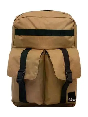 JACK WOLFSKIN Buckle-fastening Logo-patch Backpack - Neutrals