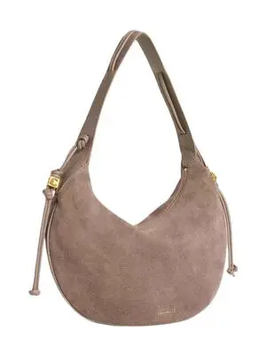 COCCINELLE Medium Thessa Suede Tote Bag - Neutrals