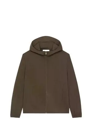Givenchy Hooded Logo-print Jacket - Brown