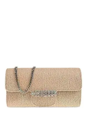 JIMMY CHOO Jimmy Choo Bing Crystal-Embellished Wallet On Chain