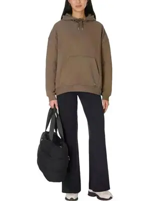 Sweaty Betty Premium Drawstring-hood Pouch-pocket Hoodie - Brown