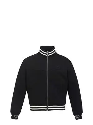 Mcm Essential Logo Ponte Track Jacket - Black