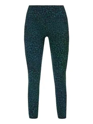 Sweaty Betty Power Gym Leopard-print Leggings - Blue