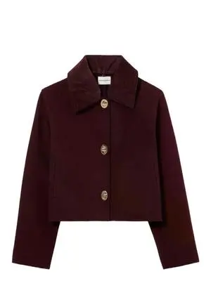 Claudie Pierlot Boxy Corduroy Jacket - Red