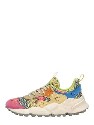 FLOWER MOUNTAIN Kotetsu Lace-up Sneakers - Pink