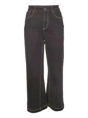 FENDI Fendi Button-Up Wide-Leg Jeans