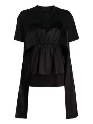 JNBY Embellished Cotton T-shirt - Black