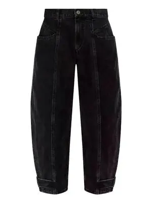 Isabel Marant Étoile Leja Panelled Jeans - Black