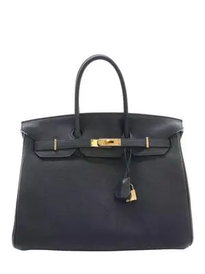 Hermès Birkin 35cm Retourne Togo Leather Handbag - Black