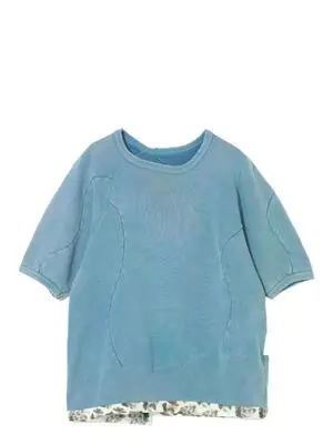 Undercover Layered Butterfly-print T-shirt - Blue