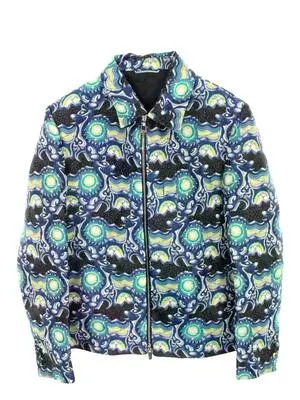Dior 2010s X Kenny Scharf Zip-up Bomber Jacket - Blue