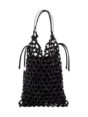 Staud Karla Pearl-embellished Tote Bag - Black