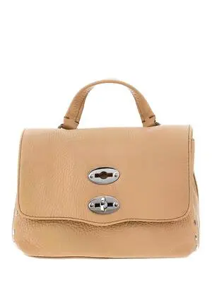 ZANELLATO Postina Studded Leather Tote Bag - Neutrals