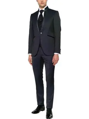 CARLO PIGNATELLI Single-breasted Four-piece Suit - Blue