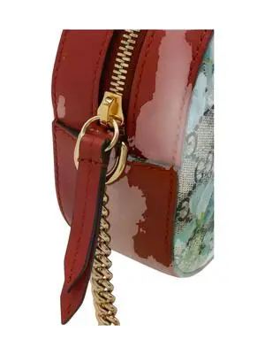 Gucci Gucci GG Supreme Blooms Chain Crossbody Bag Neutrals