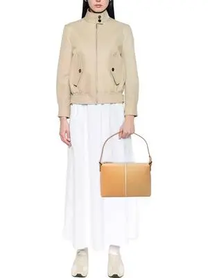Burberry Leather Shoulder Bag - Neutrals