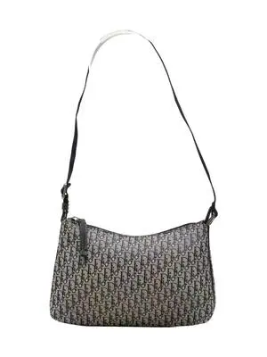 Dior Diorissimo Trotter Canvas Shoulder Bag - Blue