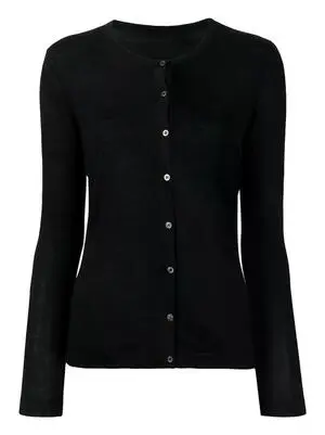 SOTTOMETTIMI Round Neck Cardigan - Black