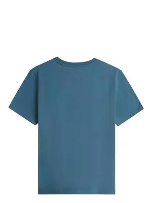 Tommy Hilfiger Logo-embroidered T-shirt - Blue