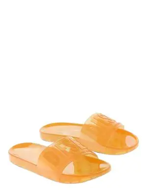 DIESEL® Logo-embossed Slides - Orange