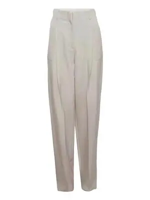 Stella McCartney Tailored Tapered-leg Wool Trousers - Grey