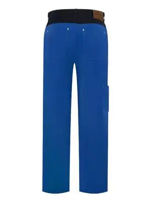 Loewe Contrast Waistband Trousers - Blue