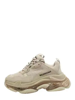 Balenciaga Triple S Clear Sole Sneakers - Neutrals