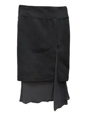 Brunello Cucinelli Layered Pencil Skirt - Grey