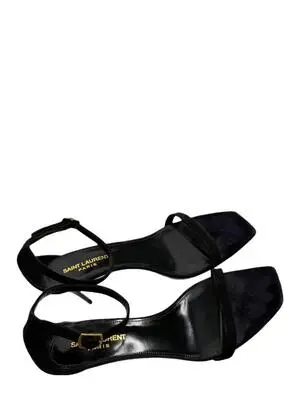 Saint Laurent Lexi Ankle Strap Sandals - Black