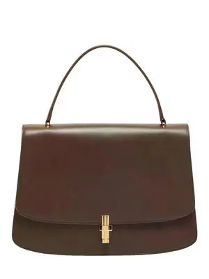 THE ROW Sofia Leather Tote Bag - Brown