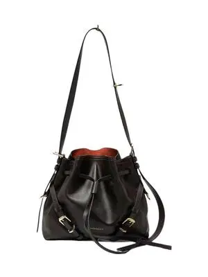 Givenchy Small Voyou Leather Bucket Bag - Brown